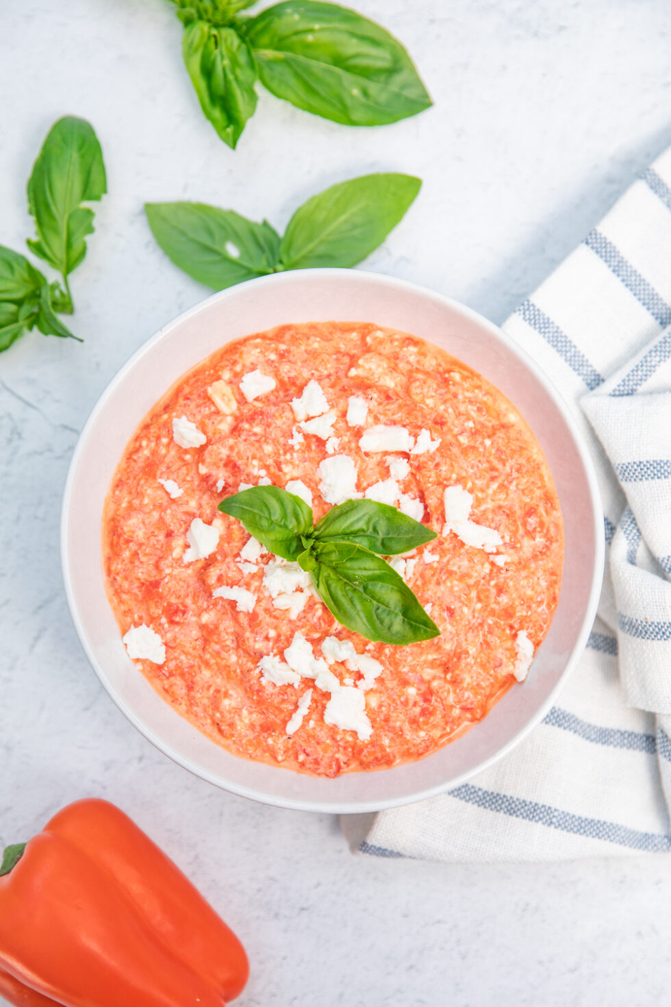 Roasted Red Pepper Feta Dip | Vermont Farm to Table